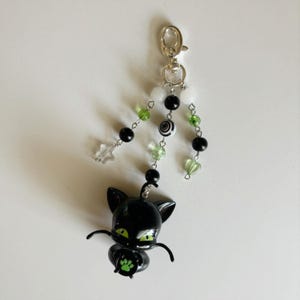 Miraculous Ladybug Kwami Keychain Charms Plagg, Barkk, Roar Beaded ...