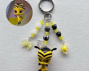 Miraculous Ladybug Kwami Keychain Halloween Cluster Charm • Trixx • MLB ...