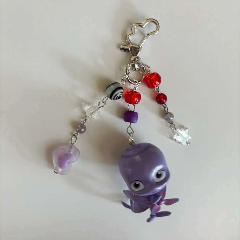 Miraculous Ladybug Kwami Keychain Charms Plagg, Barkk, Roar Beaded ...