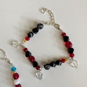 Sonic & Shadow the Hedgehog Matching Beaded Bracelets Adjustable - Etsy