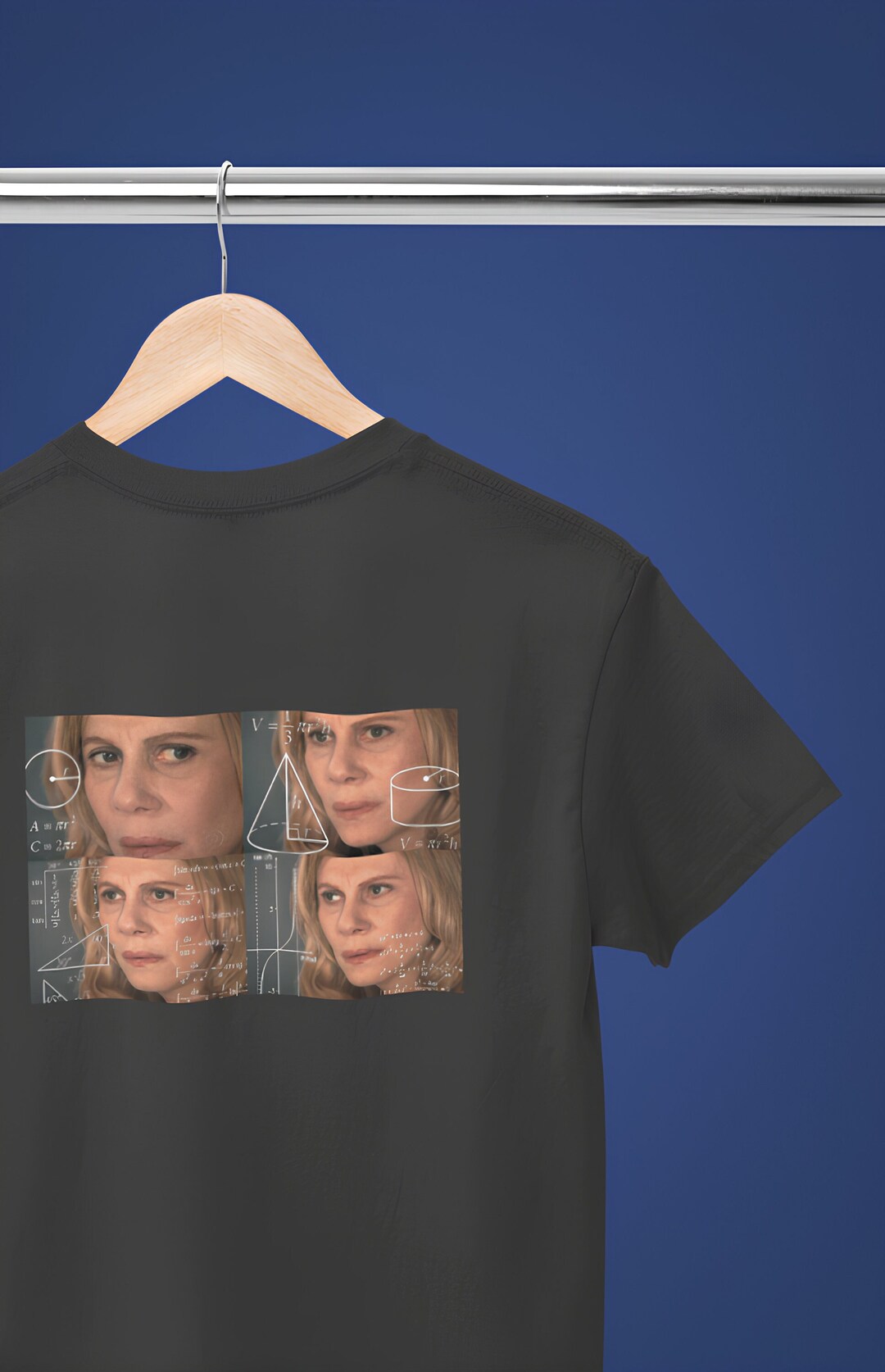 Confused Math Lady Meme T-shirt 100% Cotton - Etsy