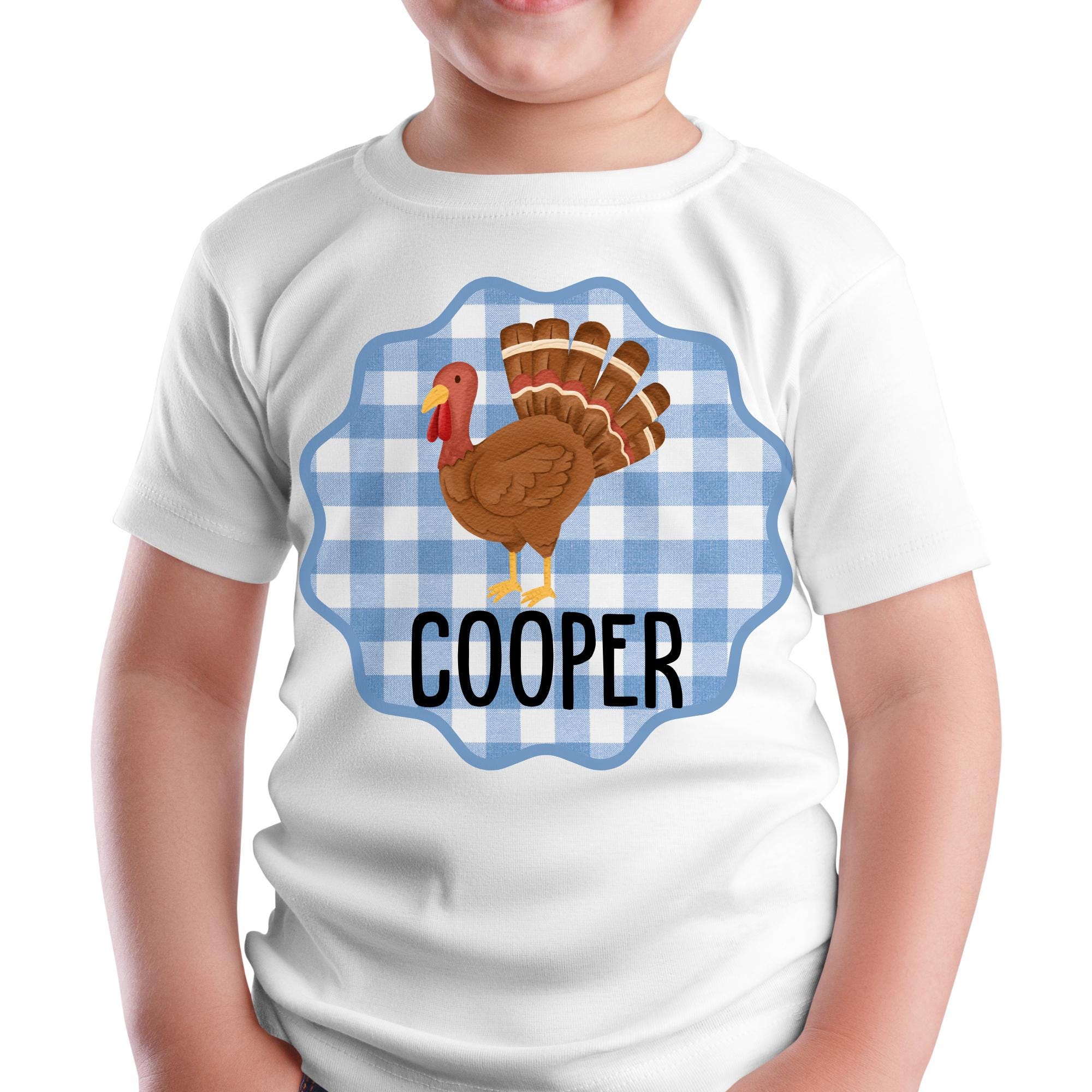 Blue Gingham Turkey Name Plate Png Gingham Turkey Png Blue Gingham Png ...