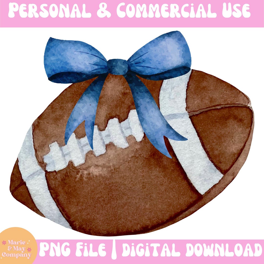 Football Bow Png | Coquette Bow Football Png | Football Coquette | Game ...
