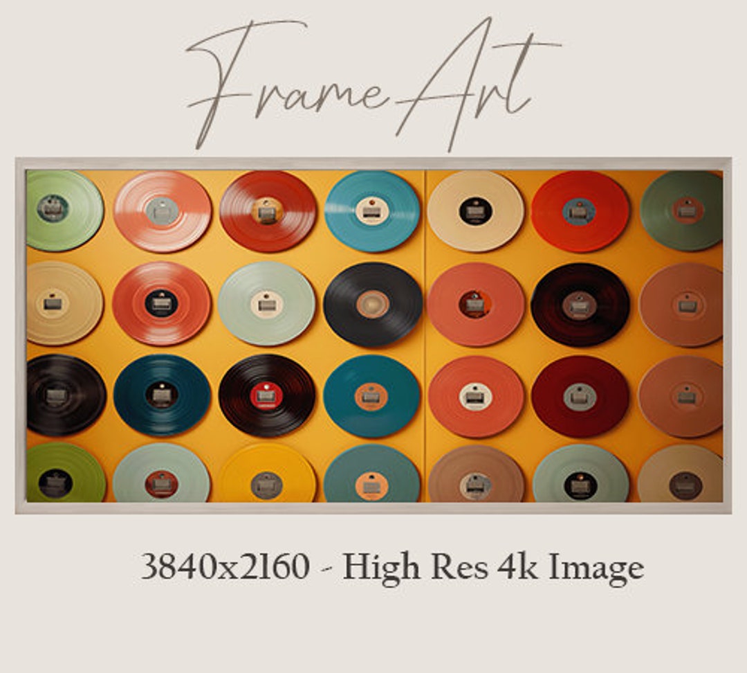 Samsung Frame TV Art Retro Vinyl Instant Digital Painting Frame Art - Etsy