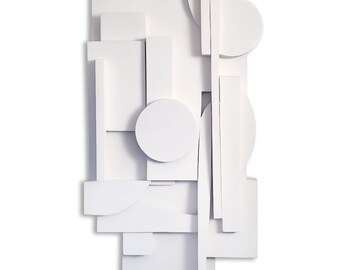 Minimalist Abstract Wall Sculpture - Etsy