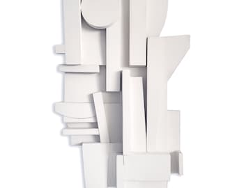 Minimalist Abstract Wall Sculpture - Etsy