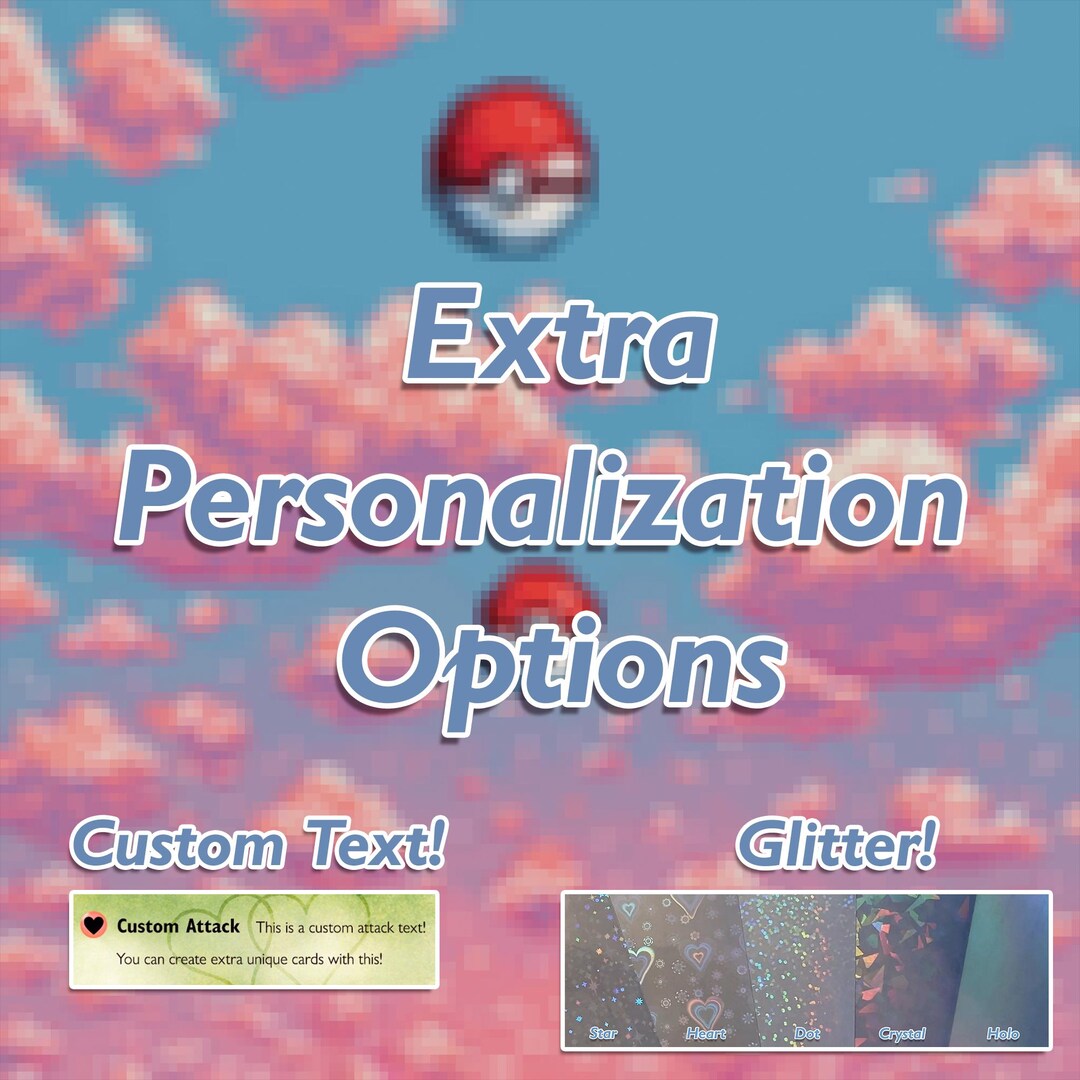 Extra Personalization Options for Cards - Etsy