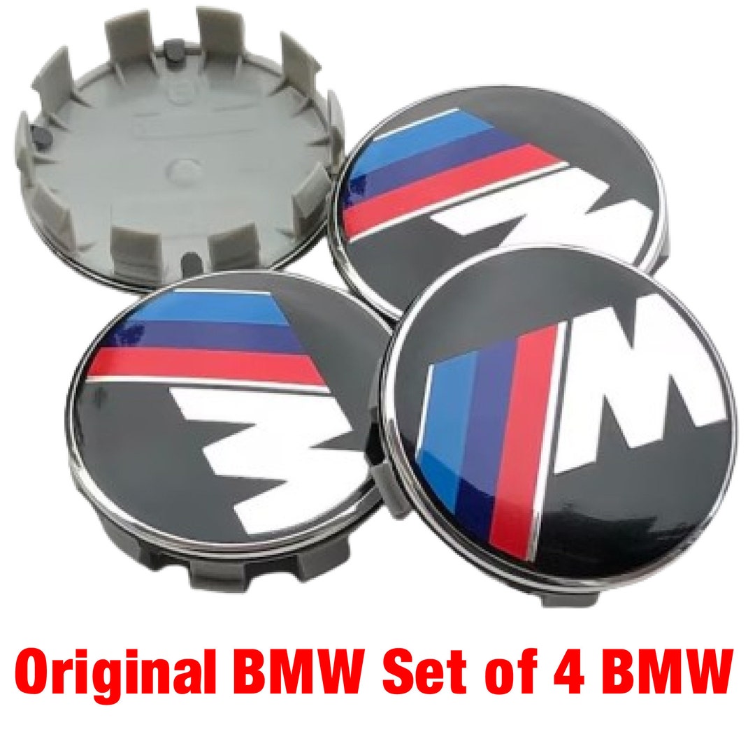 Original 4x Mpower BMW M Sport Wheel Centre Hub Caps 68MM, Universal ...