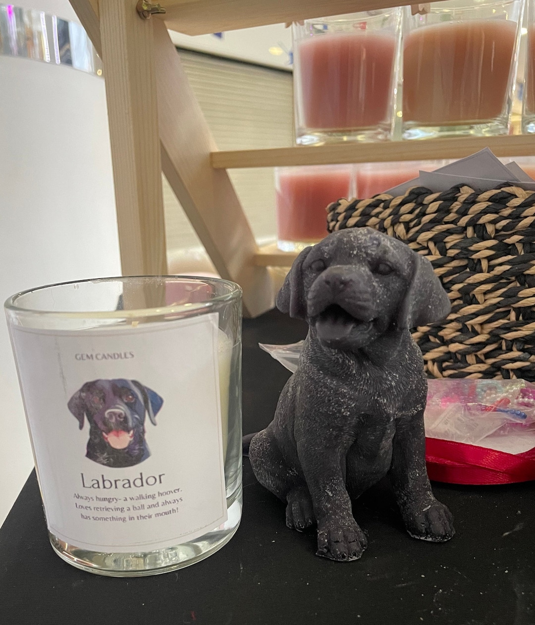 Labrador Candle - Etsy UK