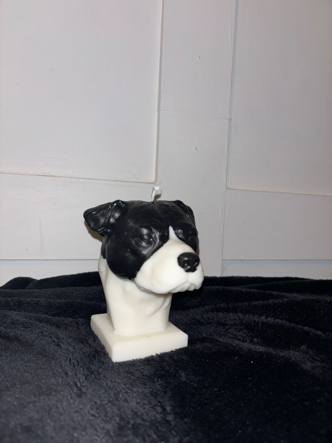 Large Staffordshire Bull Terrier Candle | Staffie Candle | Staffy ...