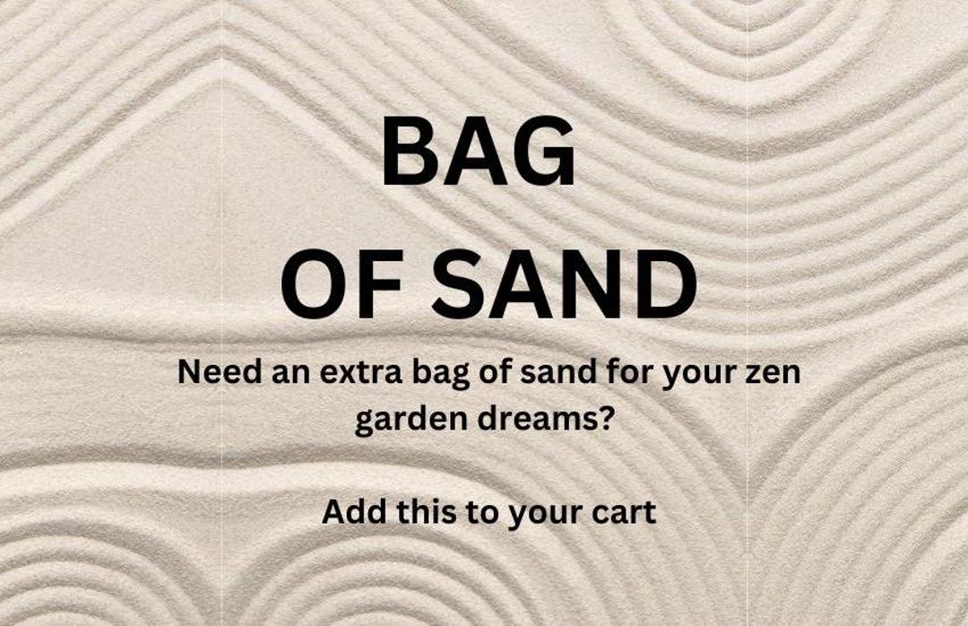 Bag of Sand | Zen Garden Sand Therapy Mini DIY Kit Dollhouse ...