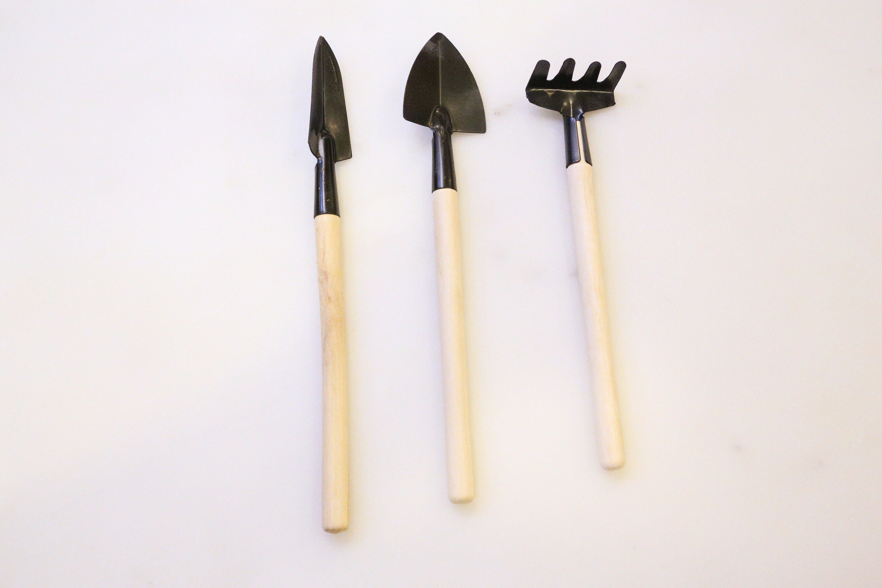 Mini Zen Garden Rake Set of 3 Fairy Garden Kit Adult DIY Sandbox Fidget ...