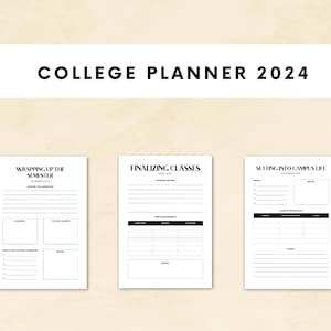 Academic Success Awaits: 2024 College Planner Structured, Versatile ...