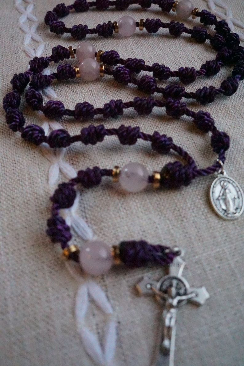 PREPARE Knotted Rosary / Rope Rosary / Twine Rosary / Cord Rosary ...