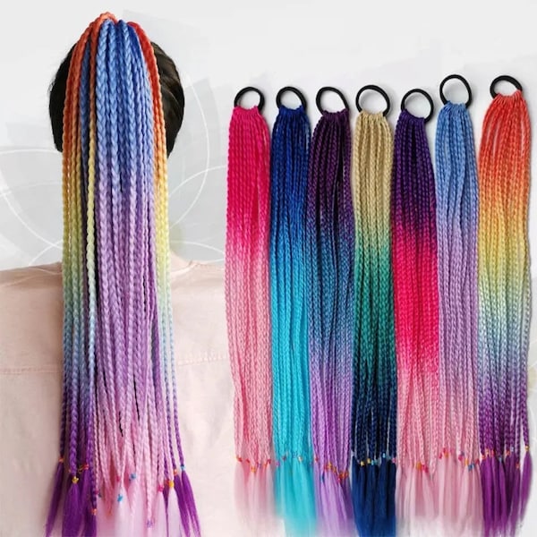 Braided Rainbow - Etsy