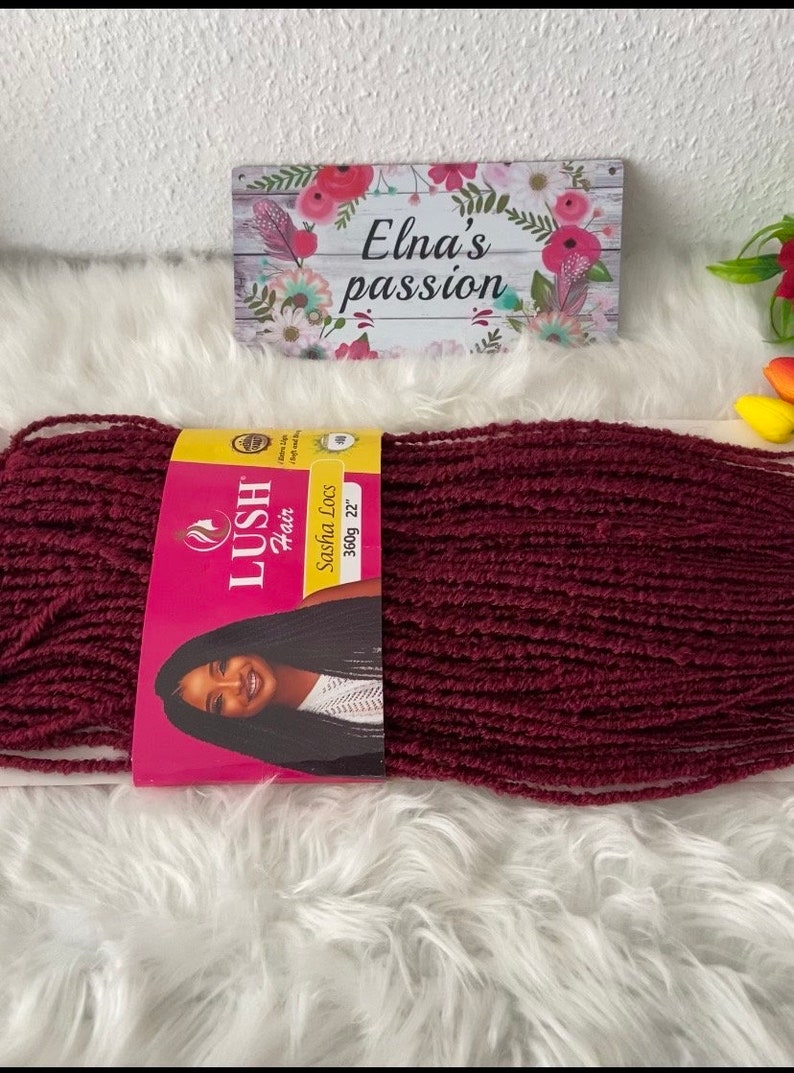 Lush Sasha Locs Hair Extension Crochet Braids - 1 Pack (90 Strands ...