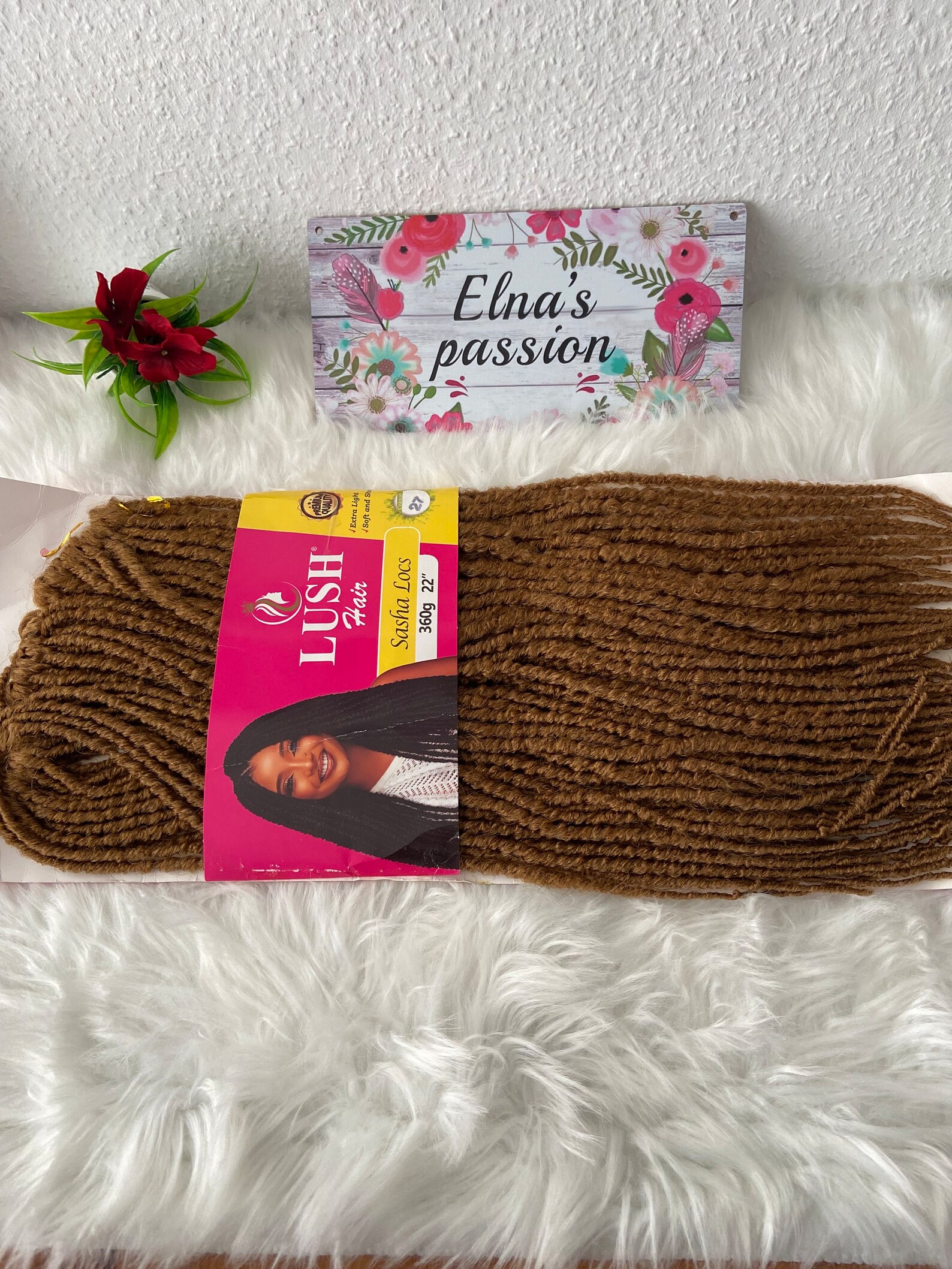 Lush Sasha Locs Hair Extension Crochet Braids - 1 Pack (90 Strands ...