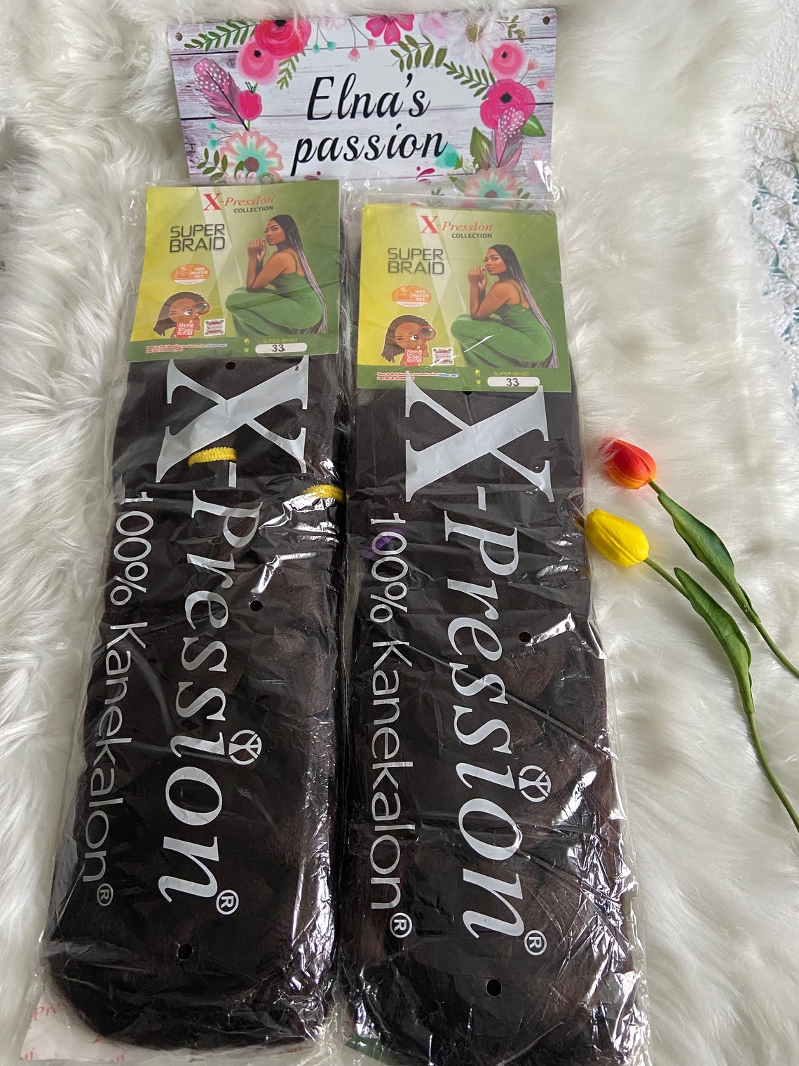 Origninal 100% Kanekalon X-pression Braiding Hair Extension Super Braid 100" 330g - Etsy