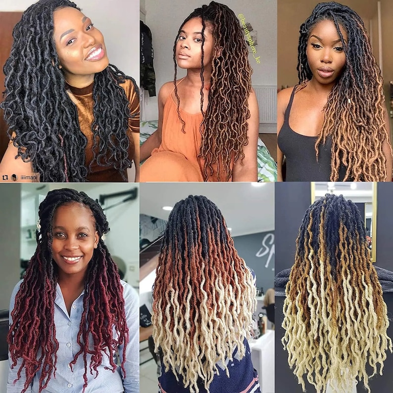 Faux Locs Crochet Hair Greadlock Gypsy NU Locs High Quality Goddesslocs ...