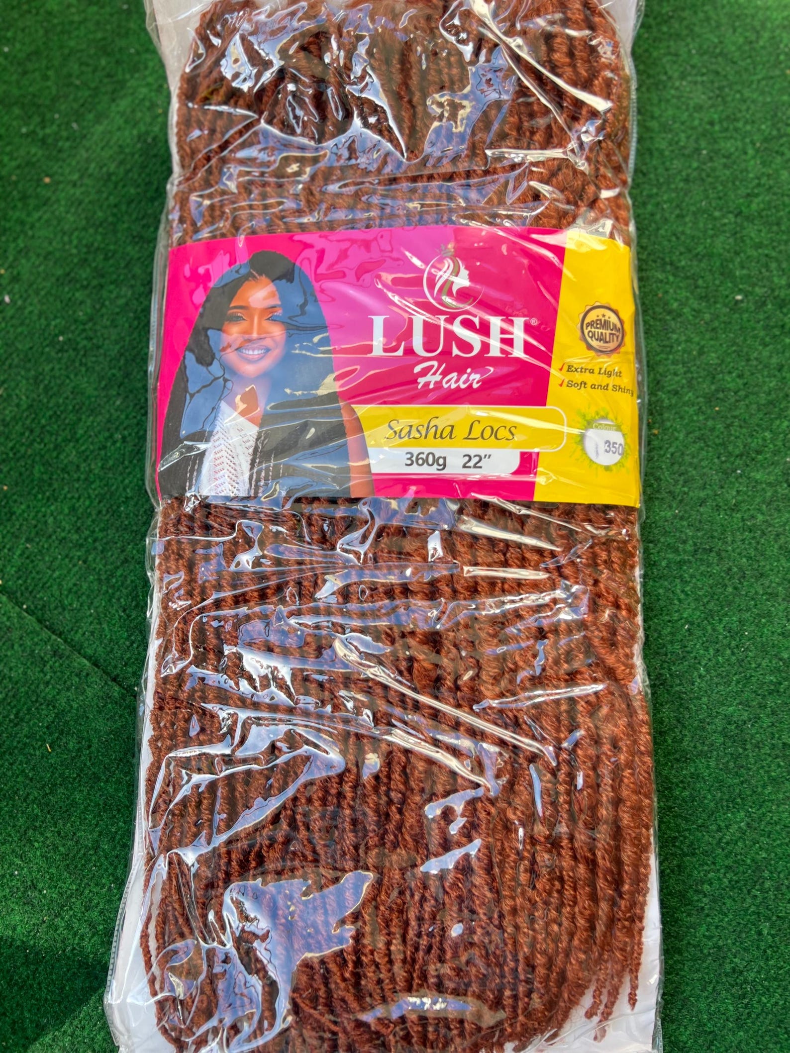 Lush Sasha Locs Hair Extension Crochet Braids - 1 Pack (90 Strands ...