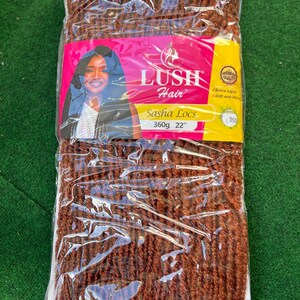 Lush Sasha Locs Hair Extension Crochet Braids - 1 Pack (90 Strands ...