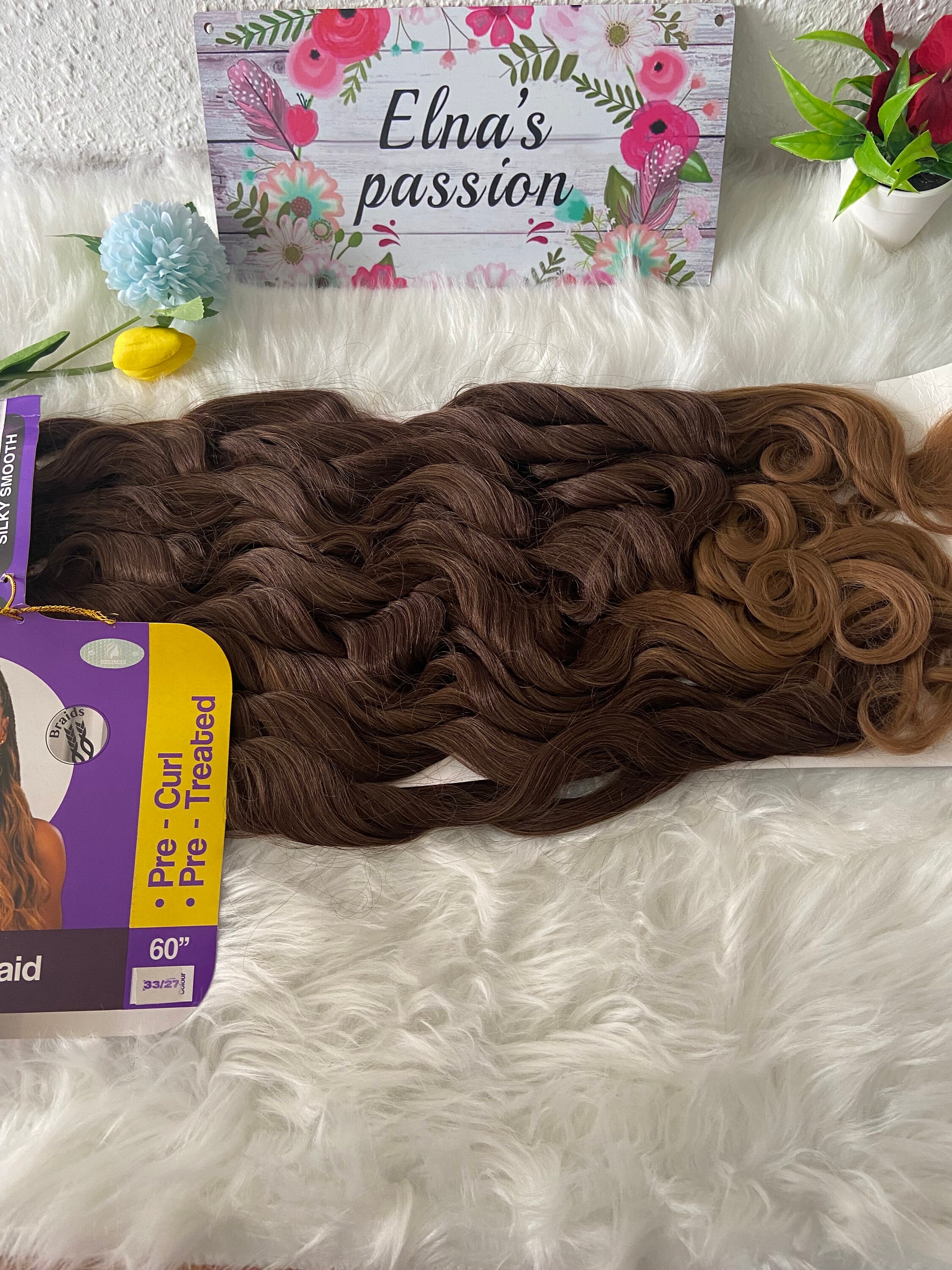 60 Darling Empress Curly Braid Pre-stretched Hair Extension, French ...