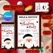 Digital Christmas Party Invitation, Bold Christmas Party, Editable ...