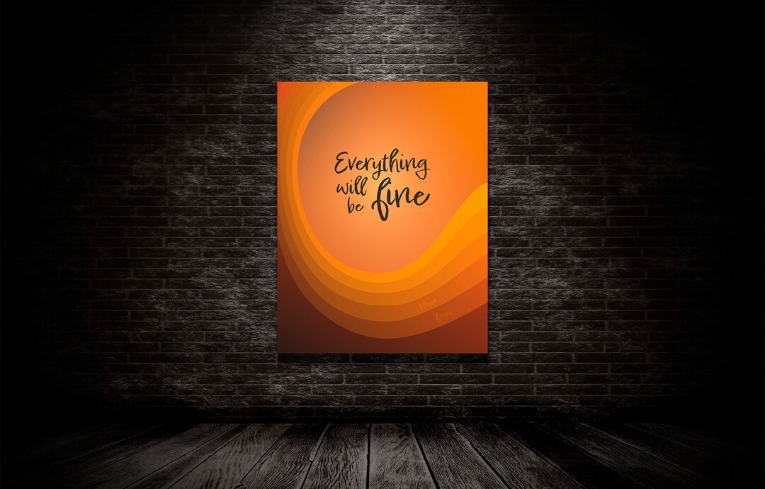 Affiche Inspirante Poster D'affirmation Positive Art Mural Imprimable ...