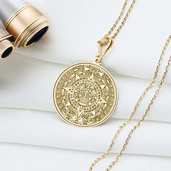 Gold Aztec Calendar - Etsy