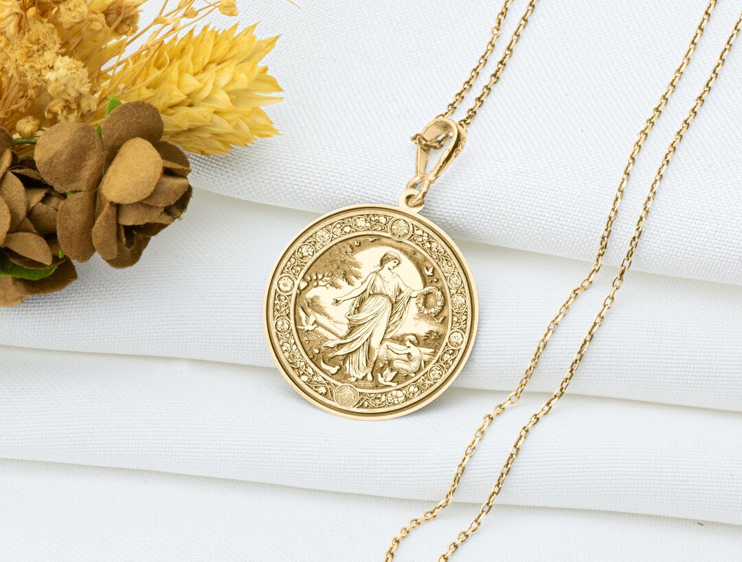 Philotes Pendant: Greek Spirit Necklace, Friendship Amulet, Harmony ...