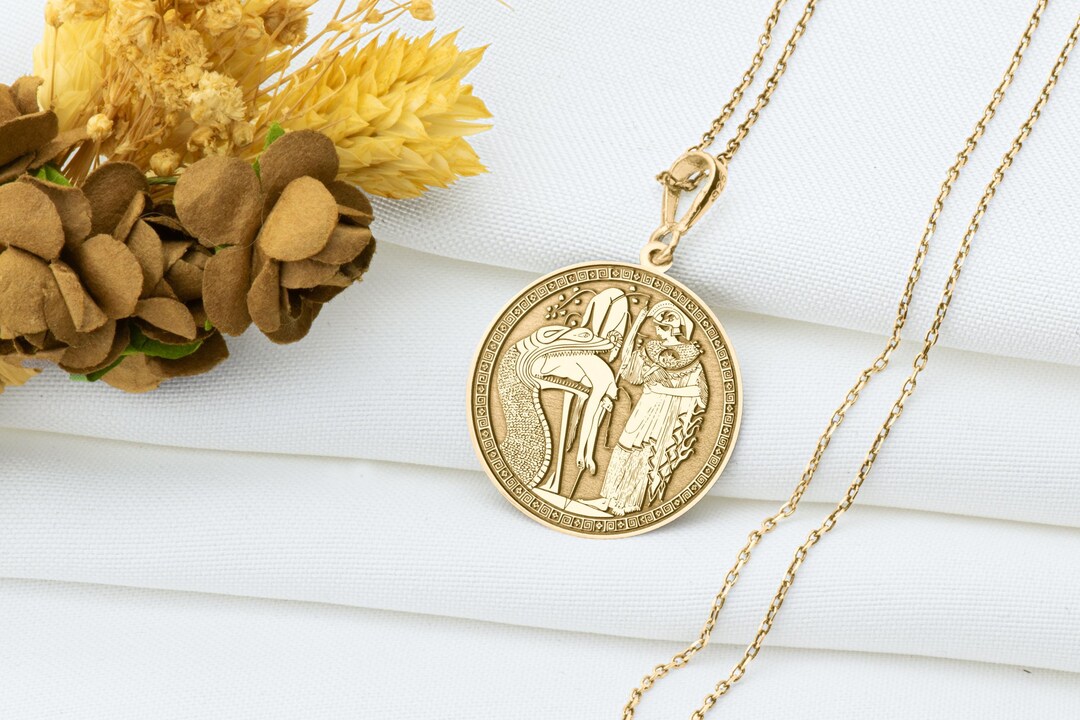 Athena and Jason Necklace – Greek Myth Pendant of Wisdom and Adventure ...