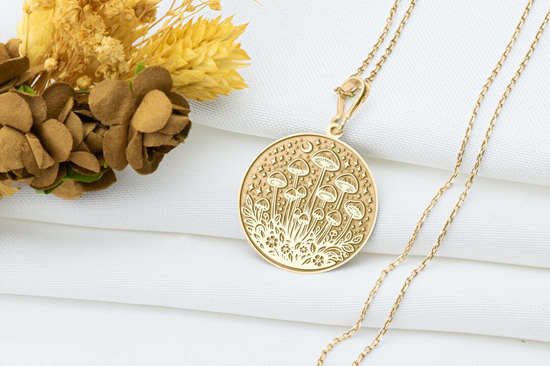 Mushroom Pendant – Forest Magic Amulet of Growth & Decay | Nature ...