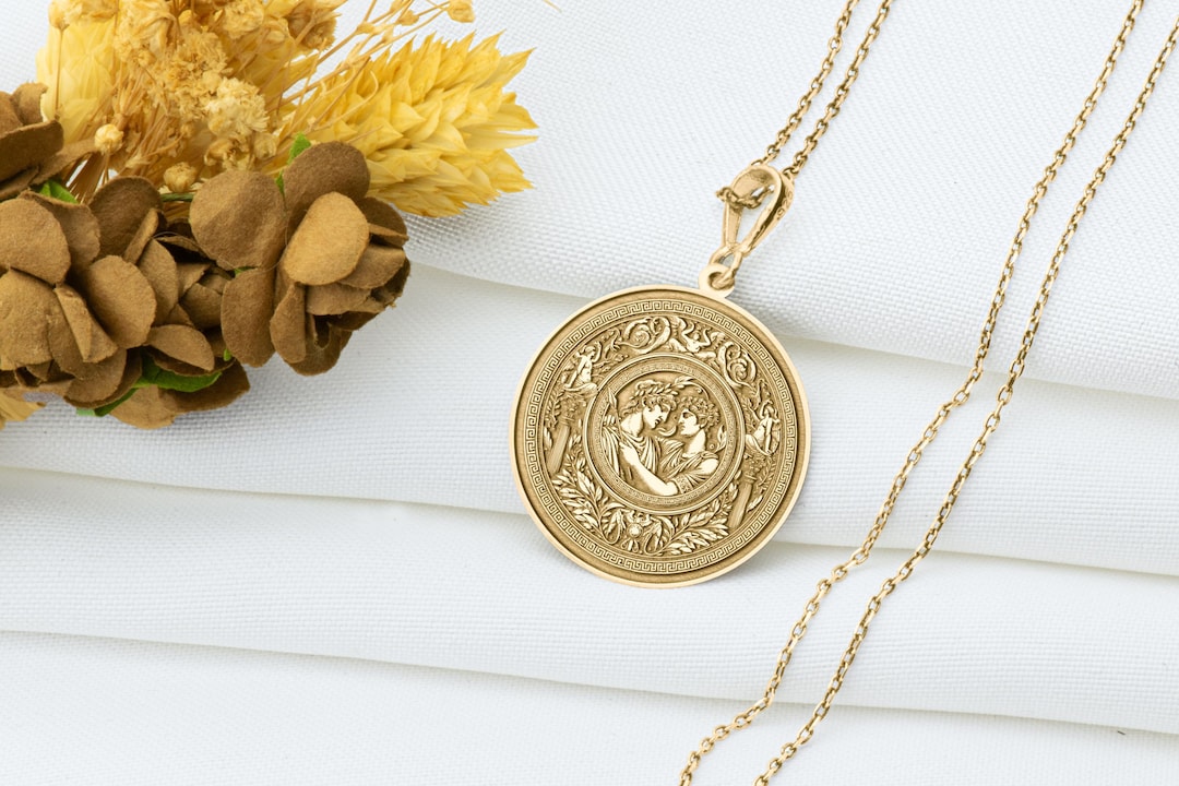 Alexander and Hephaestion Pendant Necklace: MLM Friendship Jewelry - Etsy