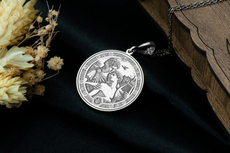 Apollo & Adonis Pendant: Queer Greek Myth Necklace - Etsy