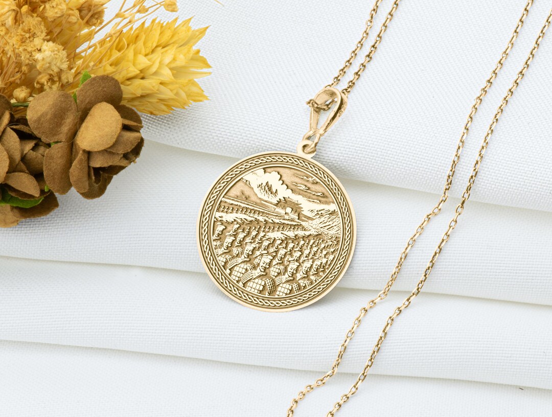 Terracotta Army Necklace – Ancient Warrior Spirit Pendant, Eternal ...