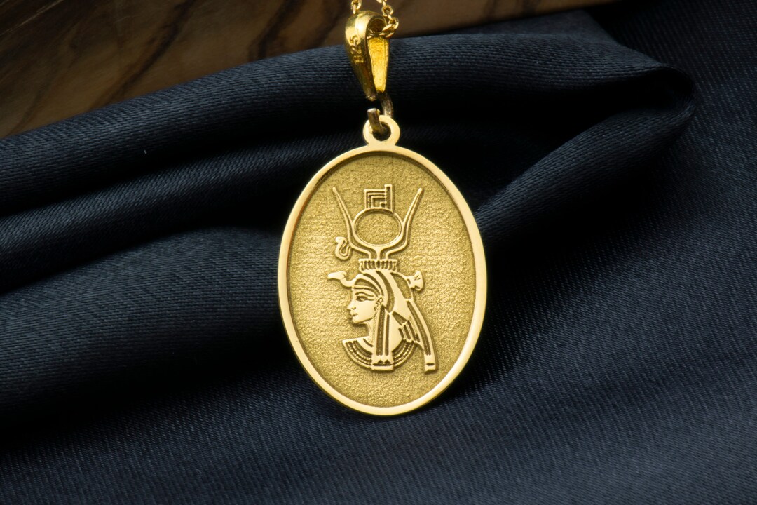 Goddess Isis Pendant: Egyptian Mother Goddess Necklace, Sacred Magic ...