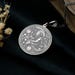 Chronos Necklace: Greek God of Time, Sterling Silver Amulet - Etsy