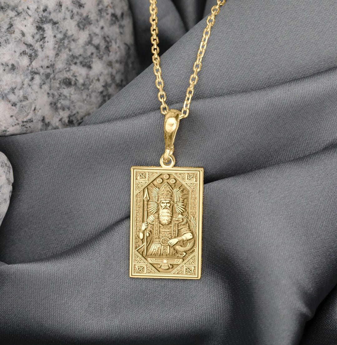 Marduk Pendant – Mesopotamian Warrior God Necklace, Chaos Slayer Charm ...