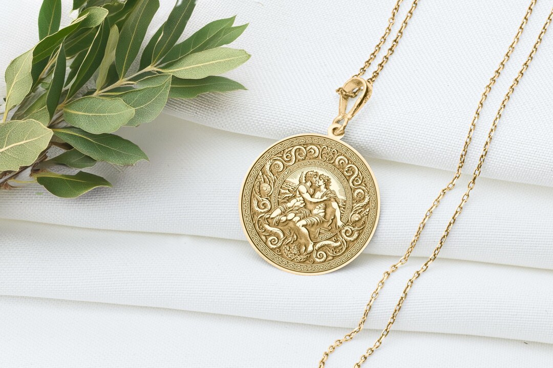 Harmodius & Aristogeiton Necklace – Lovers and Liberators Pendant ...