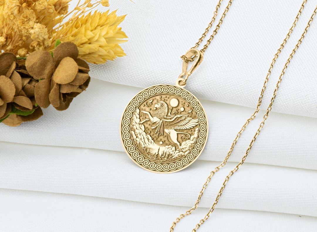 Ahura Mazda Necklace – Ancient Persian Symbol of Wisdom & Light ...