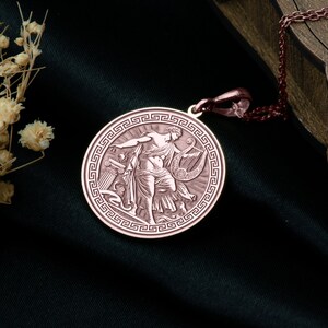Apollo Necklace: Greek God Pendant, Sun Amulet, Gold Jewelry - Etsy