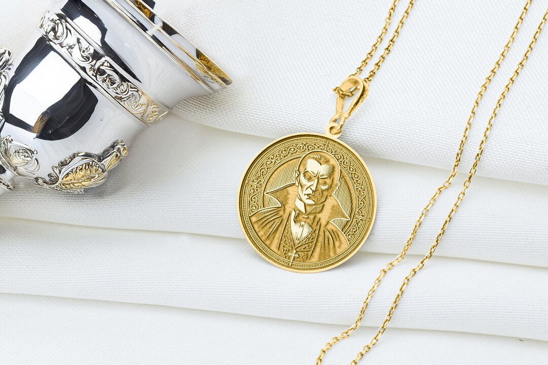 Count Dracula Pendant – Gothic Vampire Necklace, Symbol of Immortality ...