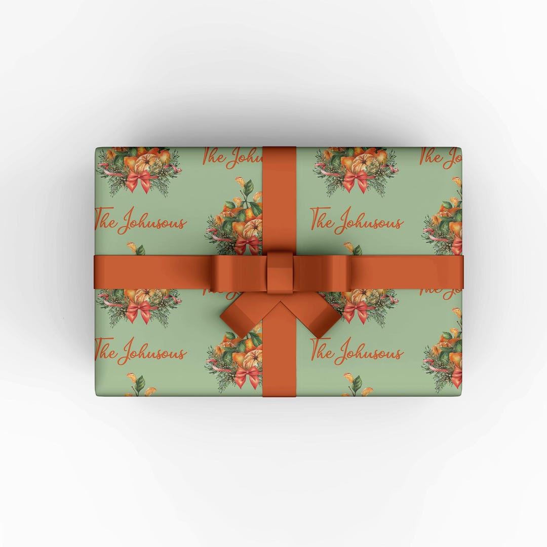 Personalized Birthday Gift Wrap | Custom Christmas Wrapping Paper ...