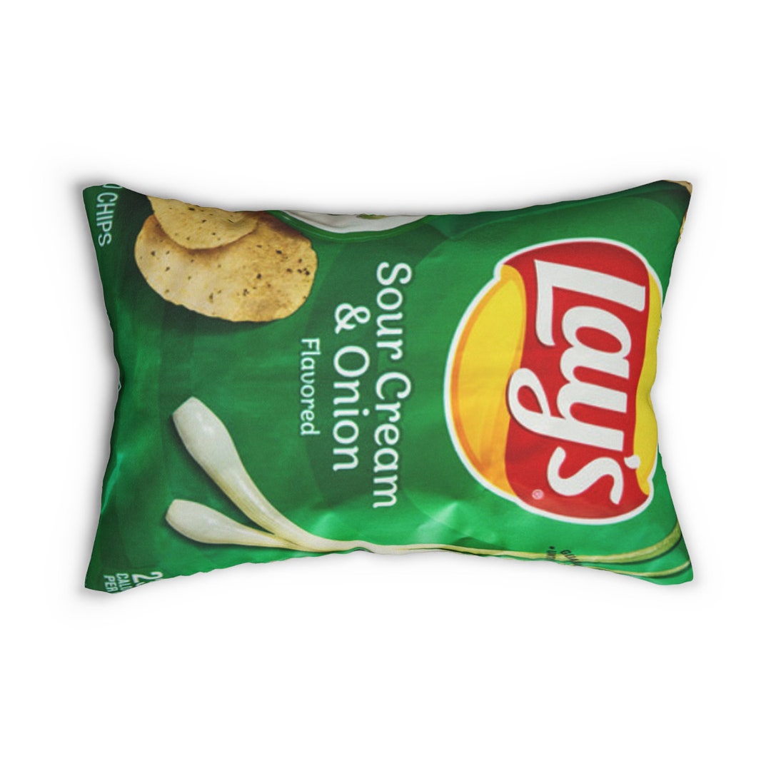 Sour Cream and Onion Lays Pillow - Etsy