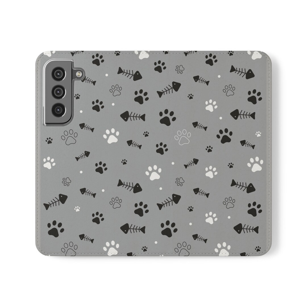 Cat & Dog Print Flip Phone Case - Etsy