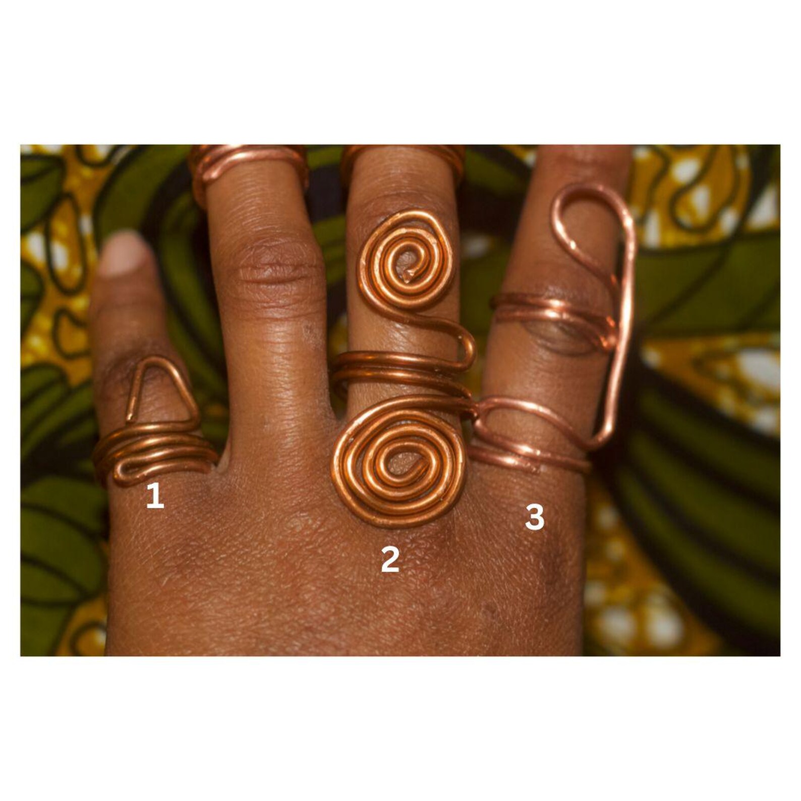 Copper Rings Pure Copper Rings Stackable Jewelry Midi Rings Maximalist ...