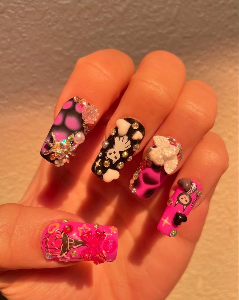 Custom Press on Nails - Etsy