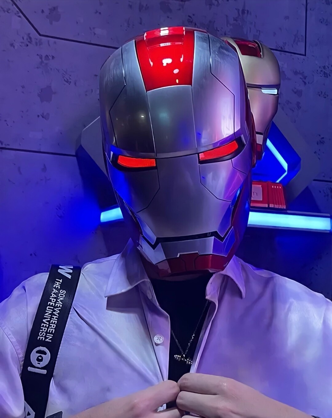 Iron Man Helm Mark 5 MK5 Helm mit Sounds, Replik, Film-Requisiten ...