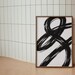 Abstract Black and White Wall Art Poster Minimalist Neutral - Etsy