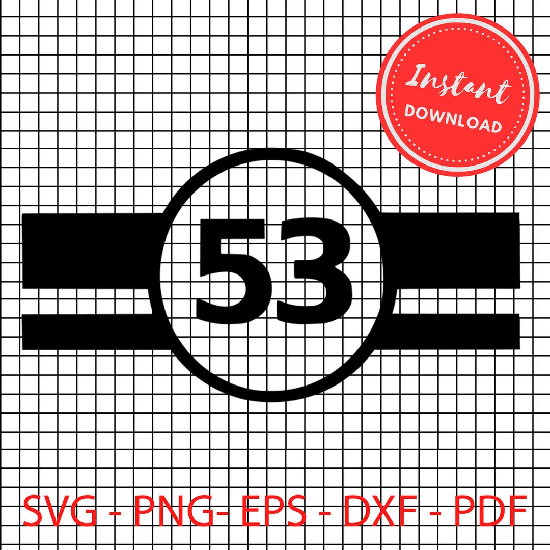 Herbie 53 Car Racing Svg Png Classic Racing Cricut - Etsy